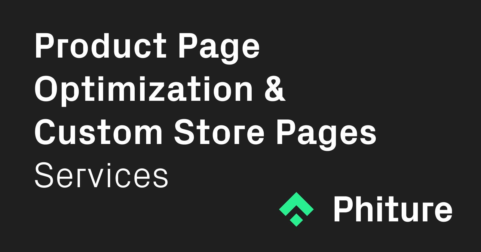 Phiture - Product Page Optimization & Custom Product Pages