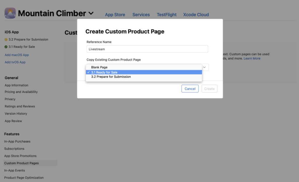 App Store Connect Console walkthrough: In-App Events, Product Page ...