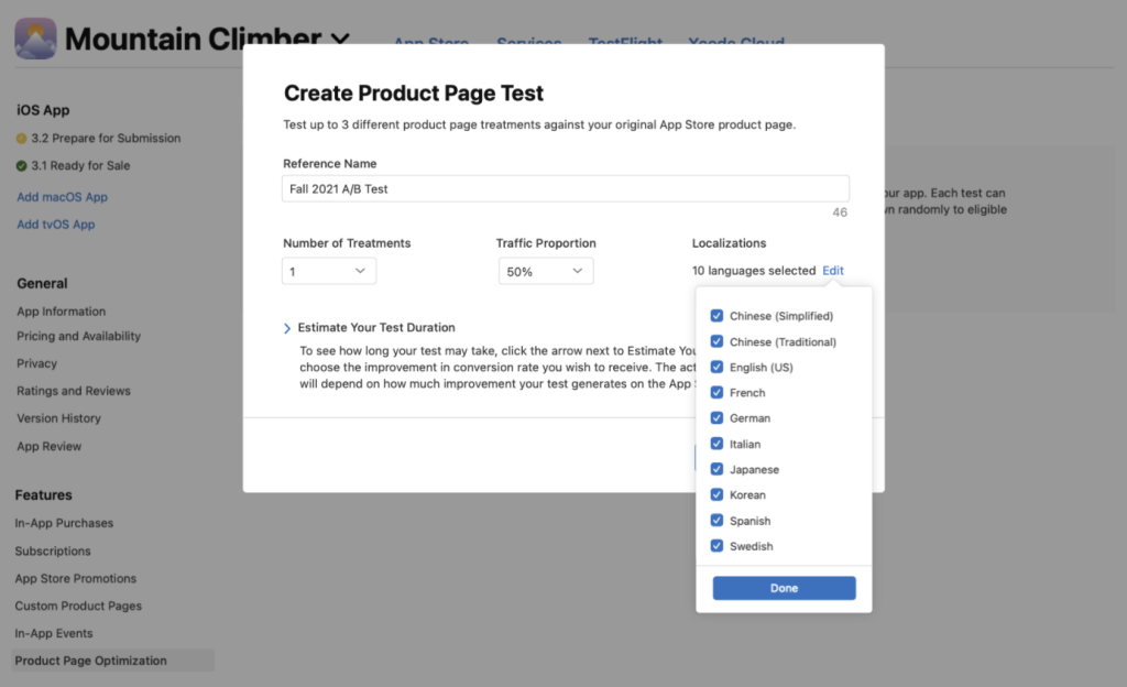 App Store Connect Console walkthrough: In-App Events, Product Page ...