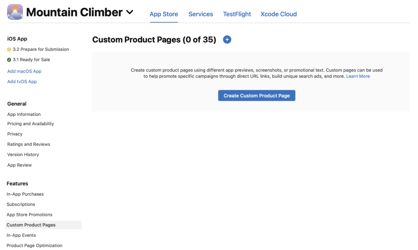 App Store Connect Console walkthrough: In-App Events, Product Page ...