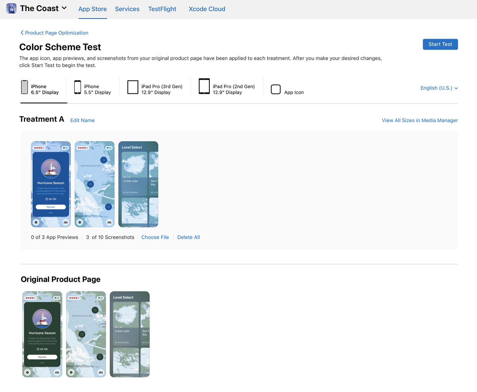 App Store Connect Console walkthrough: In-App Events, Product Page ...