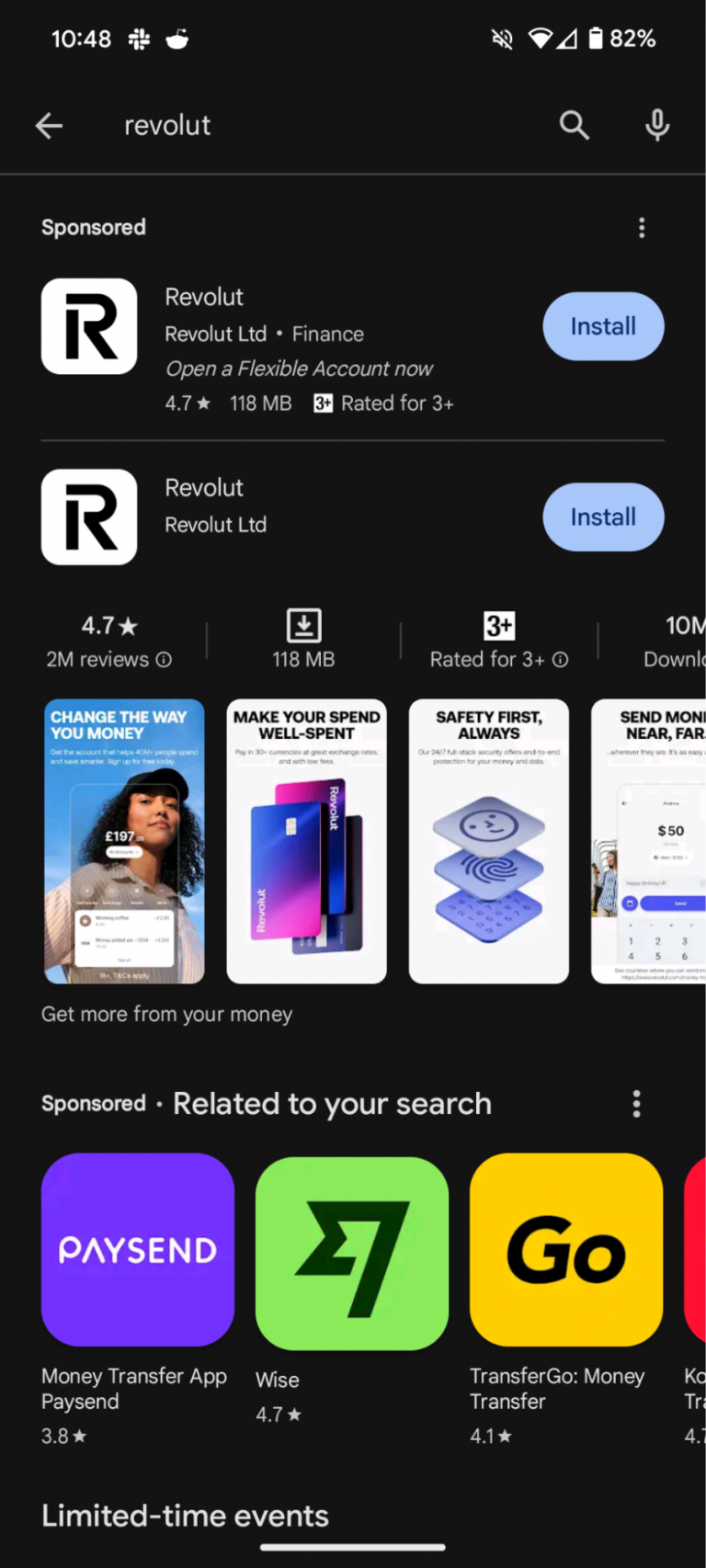 Google Play's Branded Ad Slot and its Effects on Organic Downloads